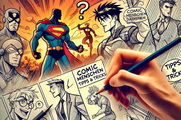 Comic Menschen zeichnen – Tipps & Tricks - DRUCKTERMINAL